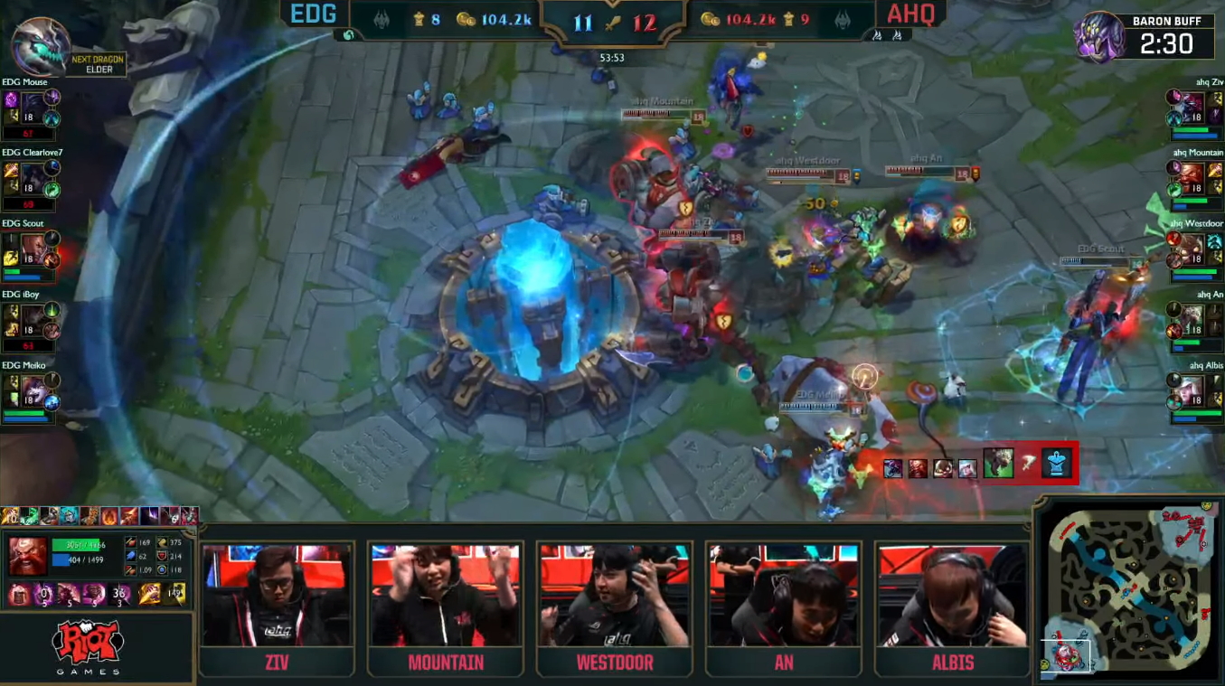 《英雄聯盟》隊伍 ahq 旗開得勝 擊敗 EDG 取 2017 世界大賽小組賽第一勝《League of Legends》 - 巴哈姆特