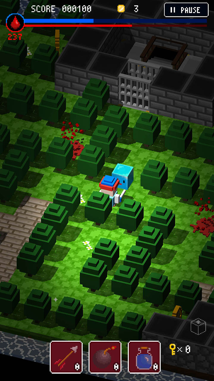 【試玩】在血被吸光前攻略迷宮吧！手機 RPG 遊戲《BlockQuest》介紹《BlockQuest》 - 巴哈姆特