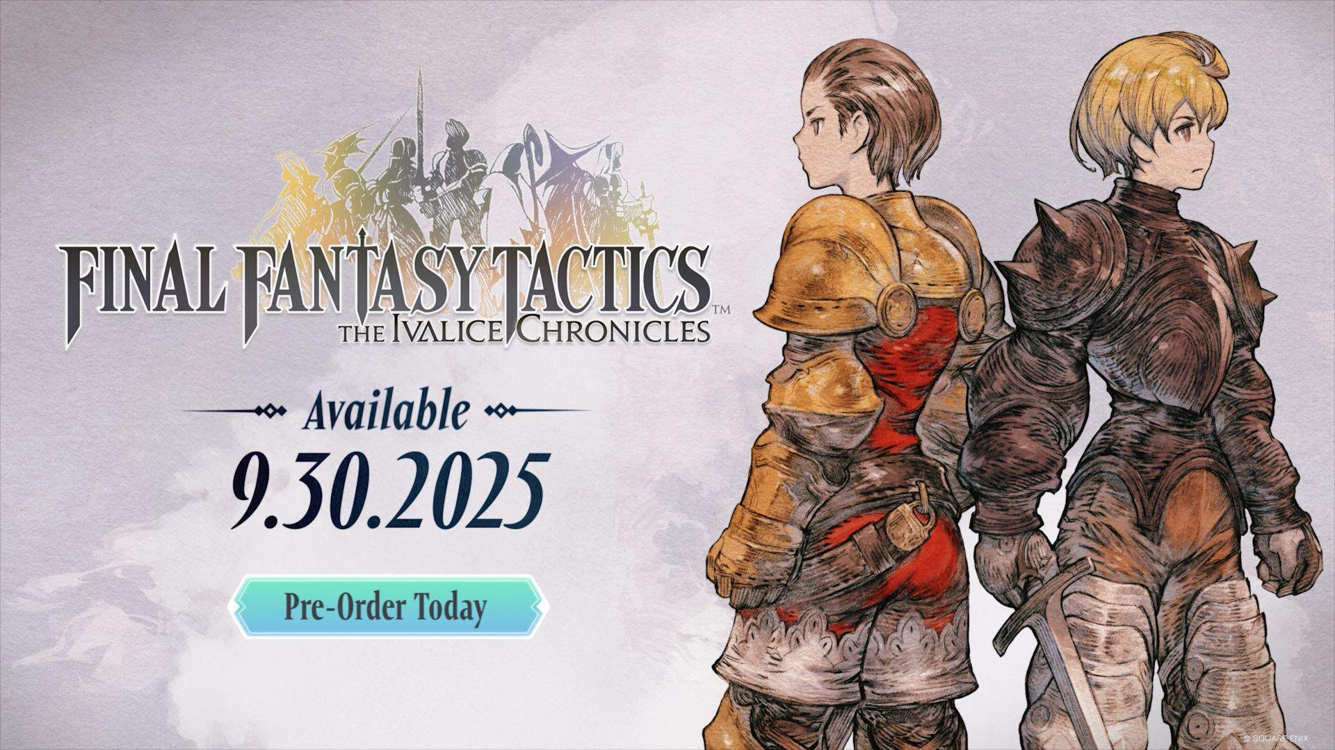《Final Fantasy 戰略版：伊瓦利斯編年史》將於 9 月底上市《FINAL FANTASY TACTICS - The Ivalice Chronicles》 - 巴哈姆特