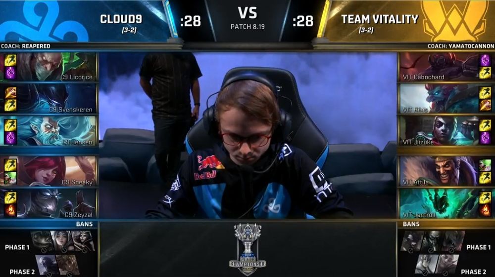 《英雄聯盟》2018 世界小組賽第五天 隊伍 C9 擊敗 VIT 以四勝確定晉級《League of Legends》 - 巴哈姆特