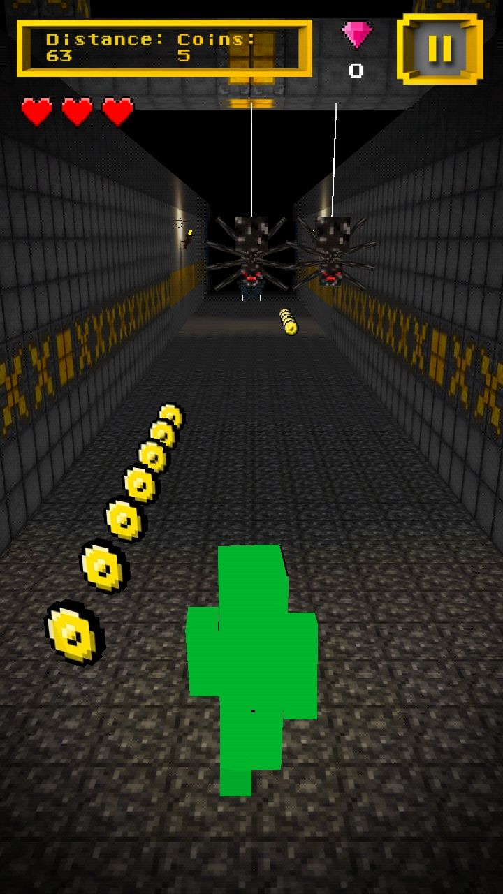 【試玩】《Mine Run 3D》在無止盡的地城中閃躲怪物與陷阱《Mine Run 3D - Escape 2 Temple》 - 巴哈姆特