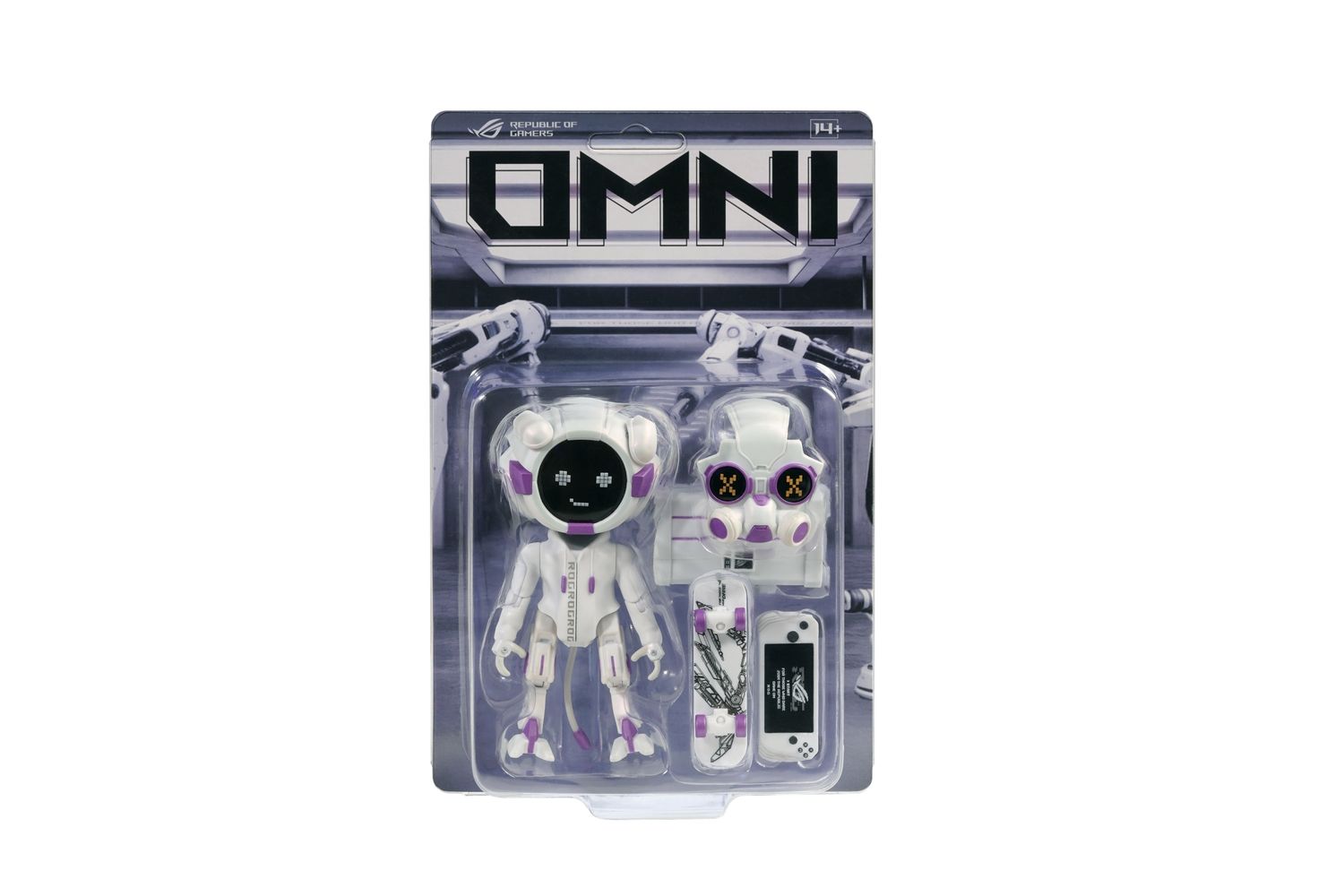 ROG 官方吉祥物 OMNI 變身可動公仔 採用黑紅、煥彩白兩種風格並搭配專屬配件 - 巴哈姆特