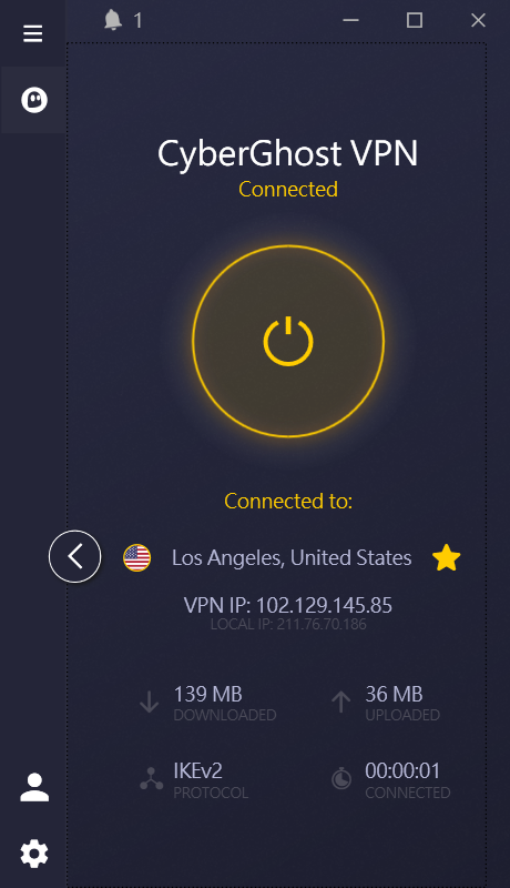 CyberGhost VPN - 低價格且連線速度低損耗，高 CP 款 VPN 軟體！ - lg0921930512的創作 - 巴哈姆特
