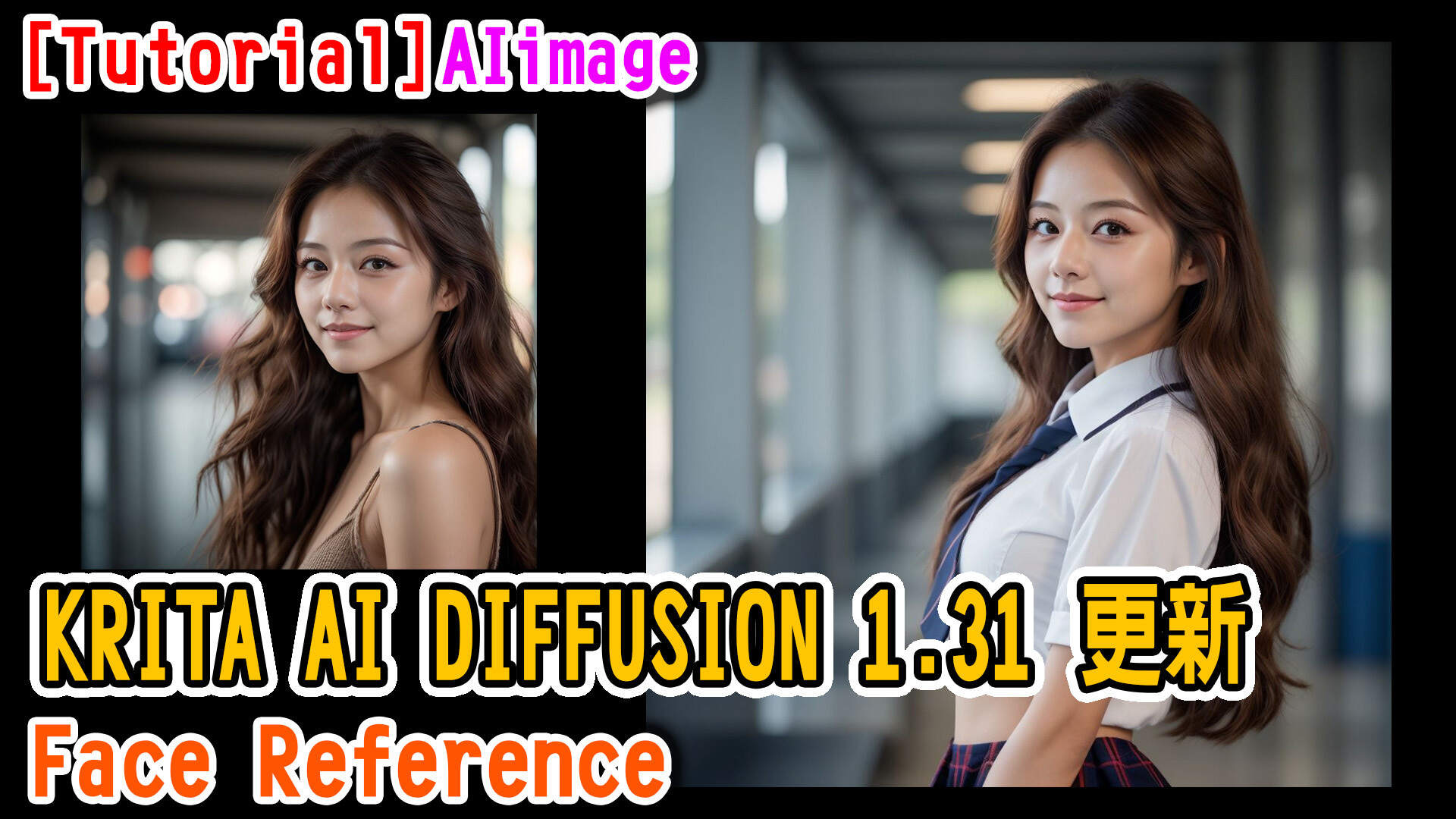 [AI tutorial] Krita AI DIFFUSION 1.31.1 更新與 FACE REFERENCE - joelo的創作 - 巴哈姆特