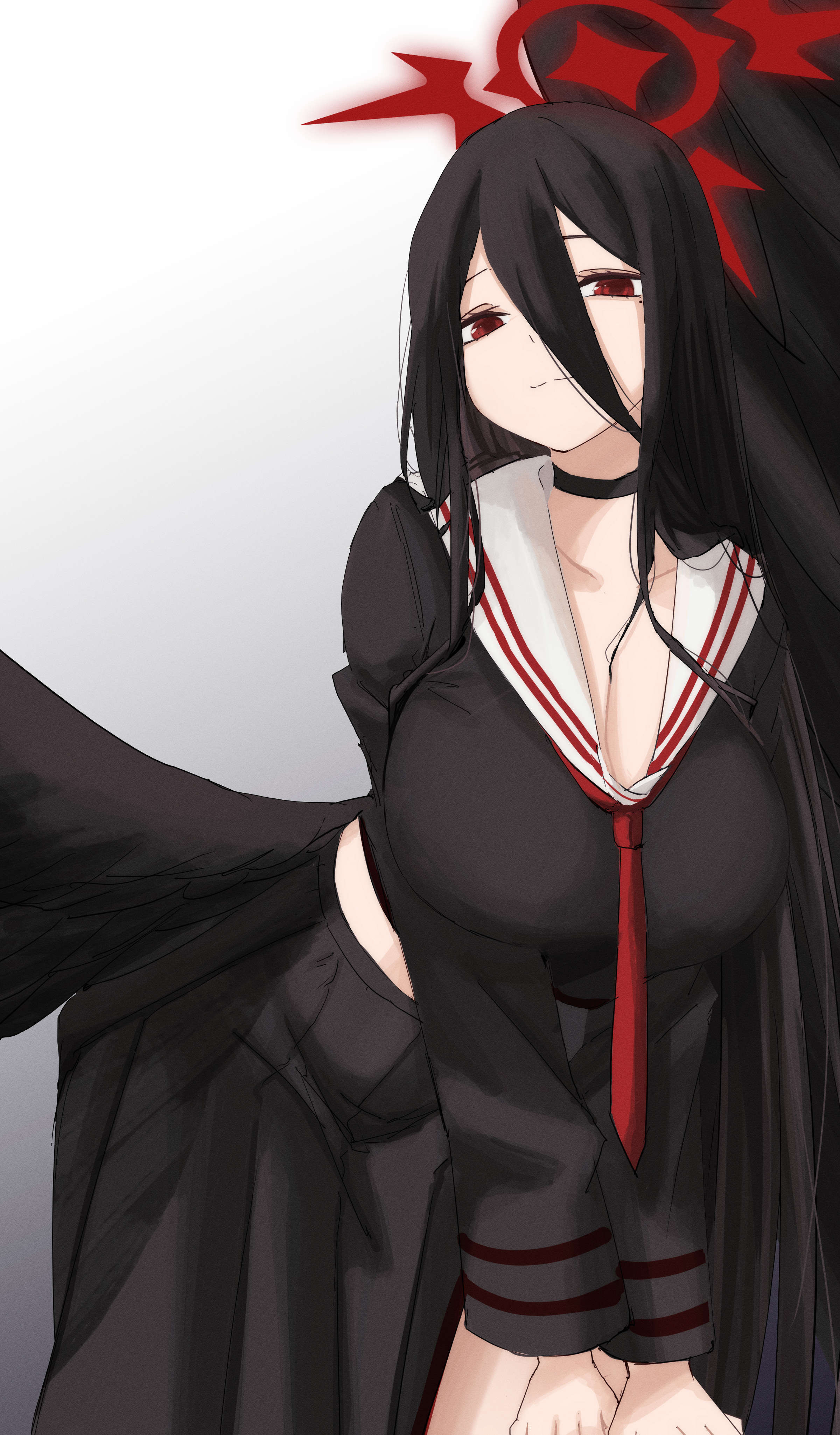 【繪圖】DAY77-羽川ハスミ 「老師～」 - kkip5959的創作 - 巴哈姆特