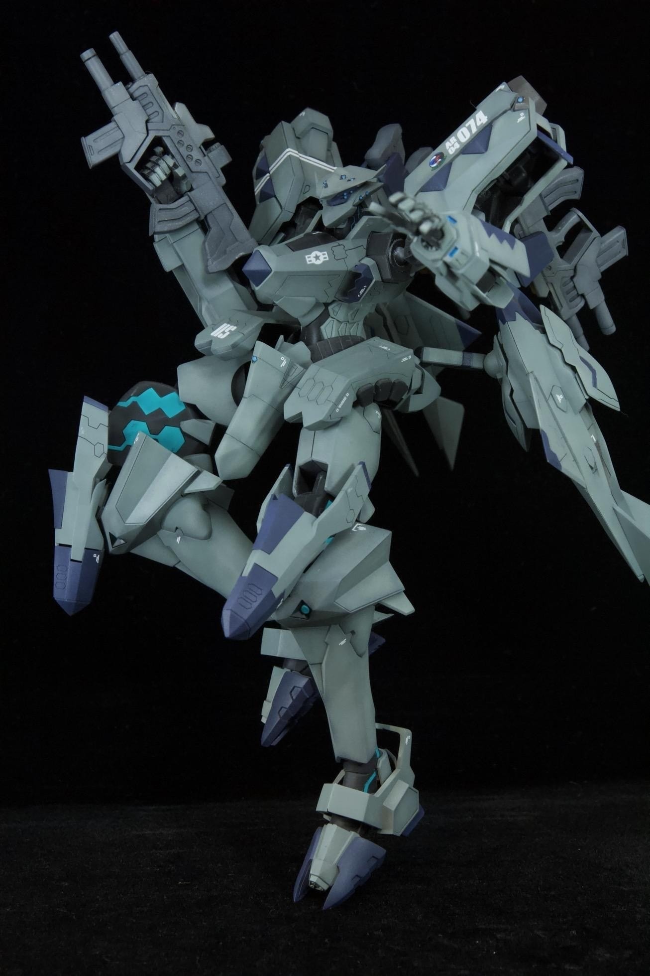 [達人專欄] 壽屋 無比例 『Muv-Luv Alternative』F-22A Raptor - felled的創作 - 巴哈姆特
