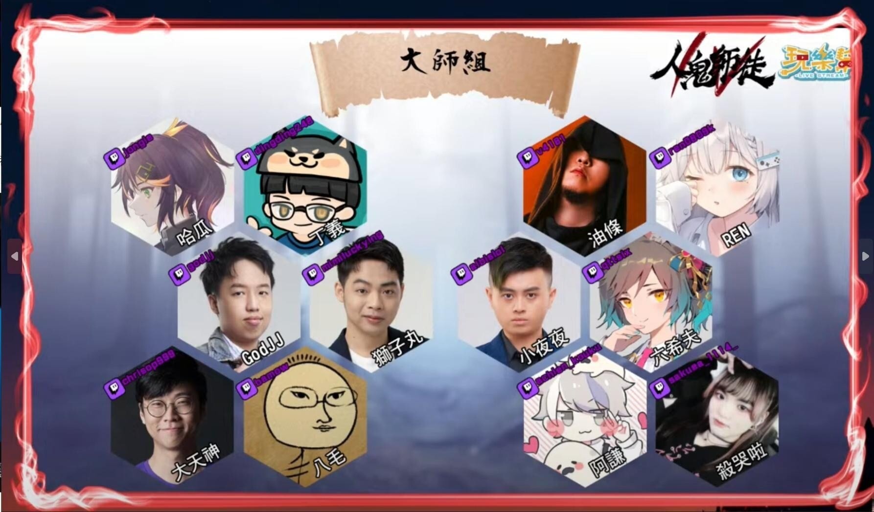 【人鬼師徒4】前導規則整理&參加選手使用角色 - fish9202的創作 - 巴哈姆特