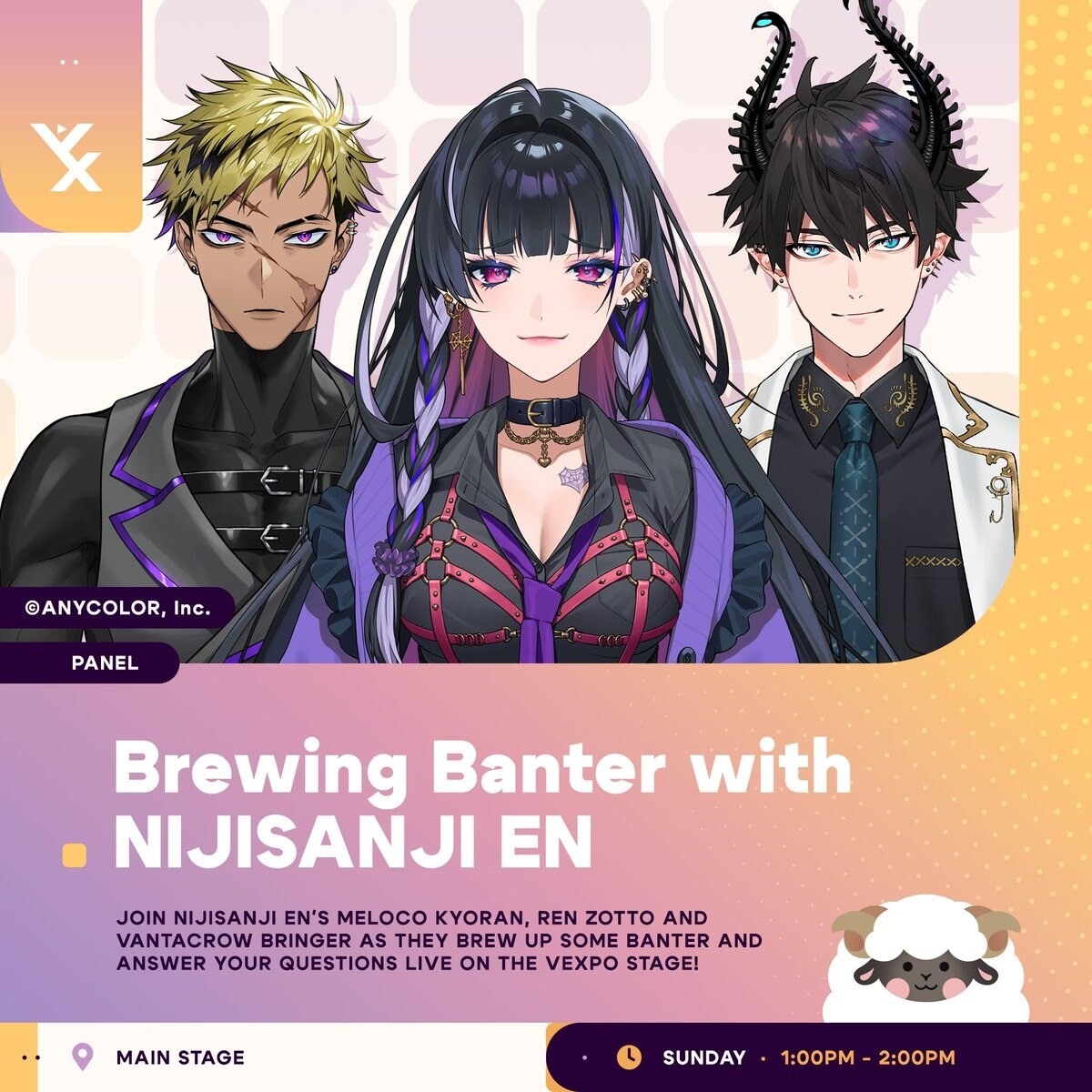 VeXpo 2025 UK VTuber Convention! @NIJISANJI EN9／5～9／7 英國，伯明翰 ...