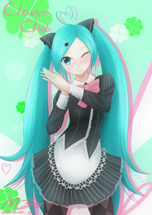 幸運草的葉子形狀調查 =w= MIKU各版本的影片差異 - MAXFT2的創作 - 巴哈姆特