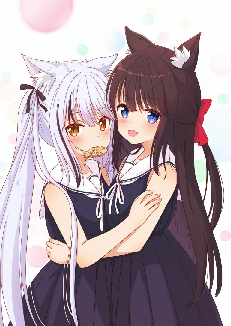 [達人專欄] 貓娘小雫小唯 深色水手服ver - maxft2的創作 - 巴哈姆特