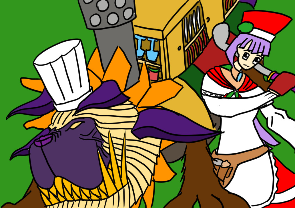 FGO 瑪爾大santa+塔拉斯克 - legegguta110的創作 - 巴哈姆特