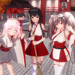 【COM3D2】神社&巫女 - luker1205的創作 - 巴哈姆特