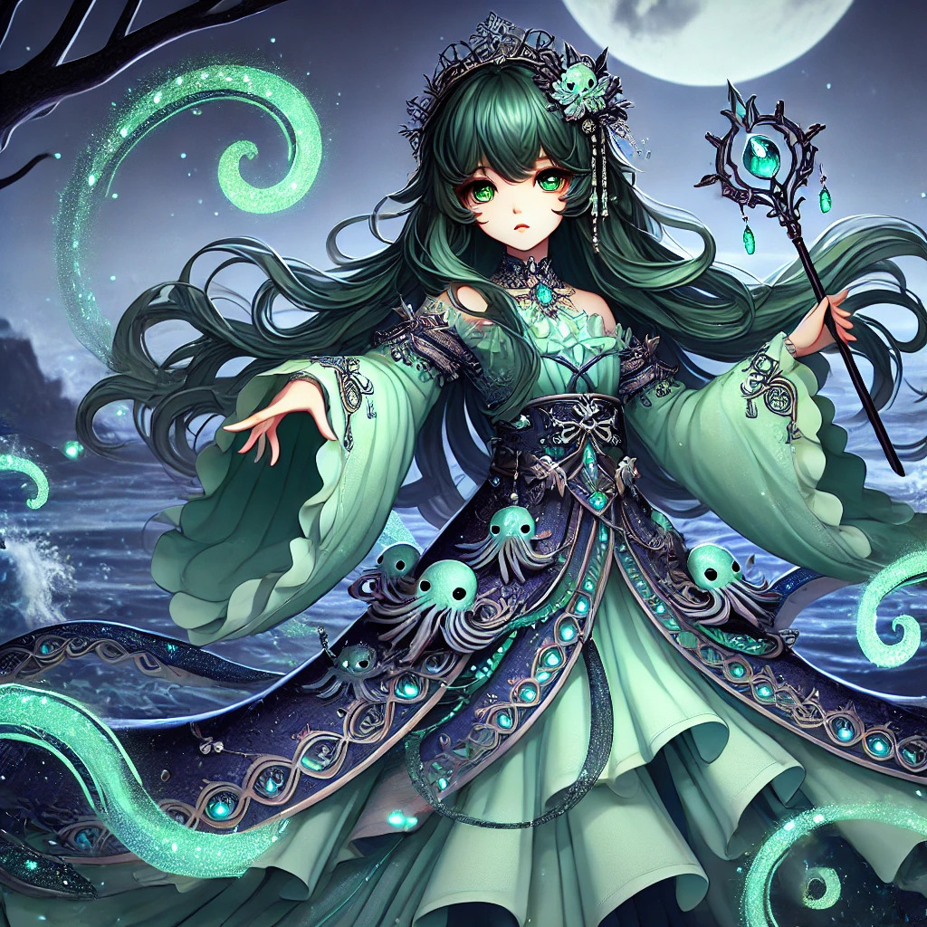 用AI參考克蘇魯神話設計魔法少女 - creamcoffee的創作 - 巴哈姆特