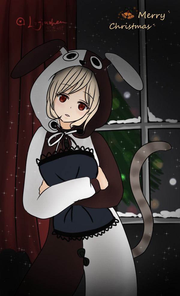 2019聖誕節 Merry Christmas 繪圖募集 - cuhfgyya的創作 - 巴哈姆特