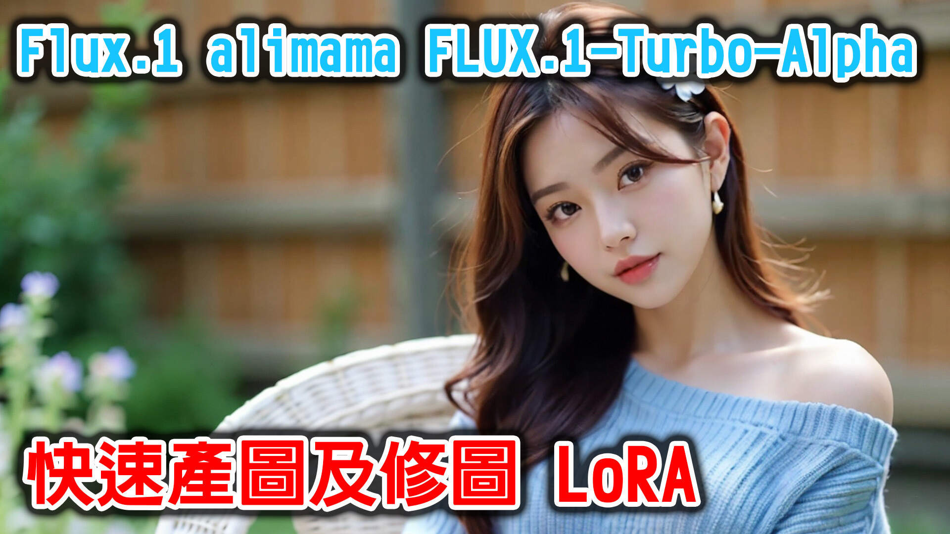 [AI tutorial] 進階篇06 Flux.1 快速產圖及修圖 LoRA alimama FLUX.1-Turbo-Alpha 實際操作與範例解說 - joelo的創作 - 巴哈姆特