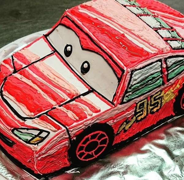 蛋糕作品：Lightning McQueen - wxga的創作 - 巴哈姆特