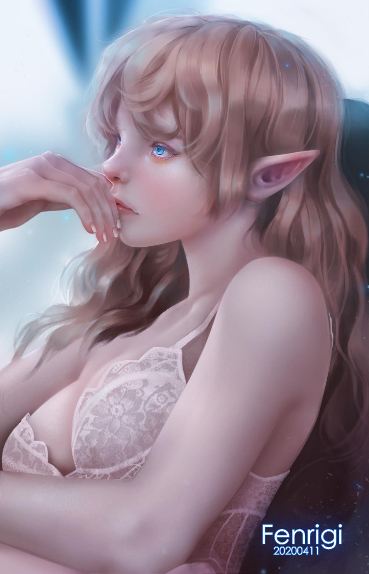 [達人專欄] 【DigitalPainting】ELF - fatearia1995的創作 - 巴哈姆特