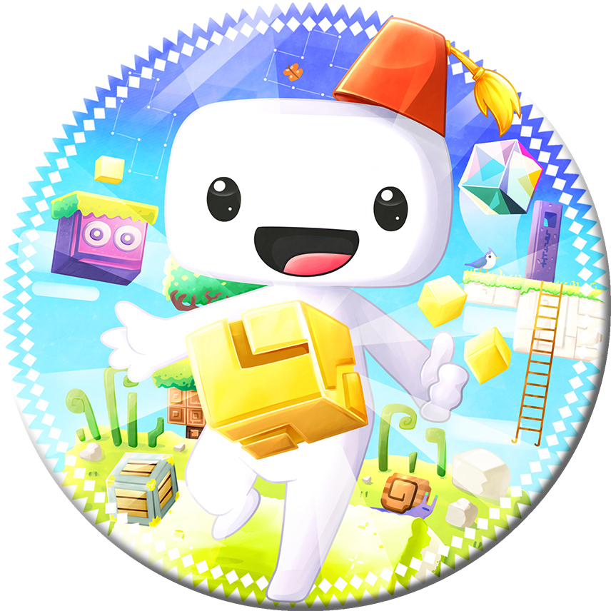 【FEZ】Gomez & Dot重製繪 - kidus的創作 - 巴哈姆特