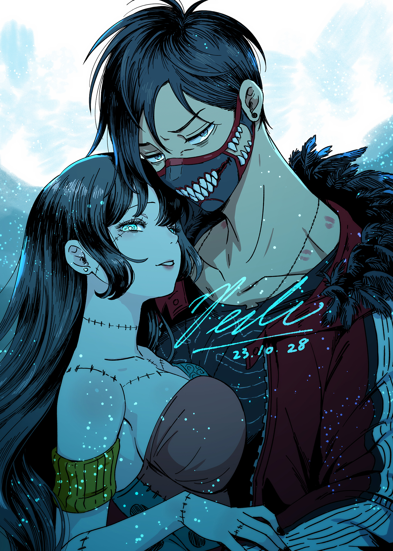 【星露谷】【塗鴉】聖誕夜驚魂！ - perle0504的創作 - 巴哈姆特