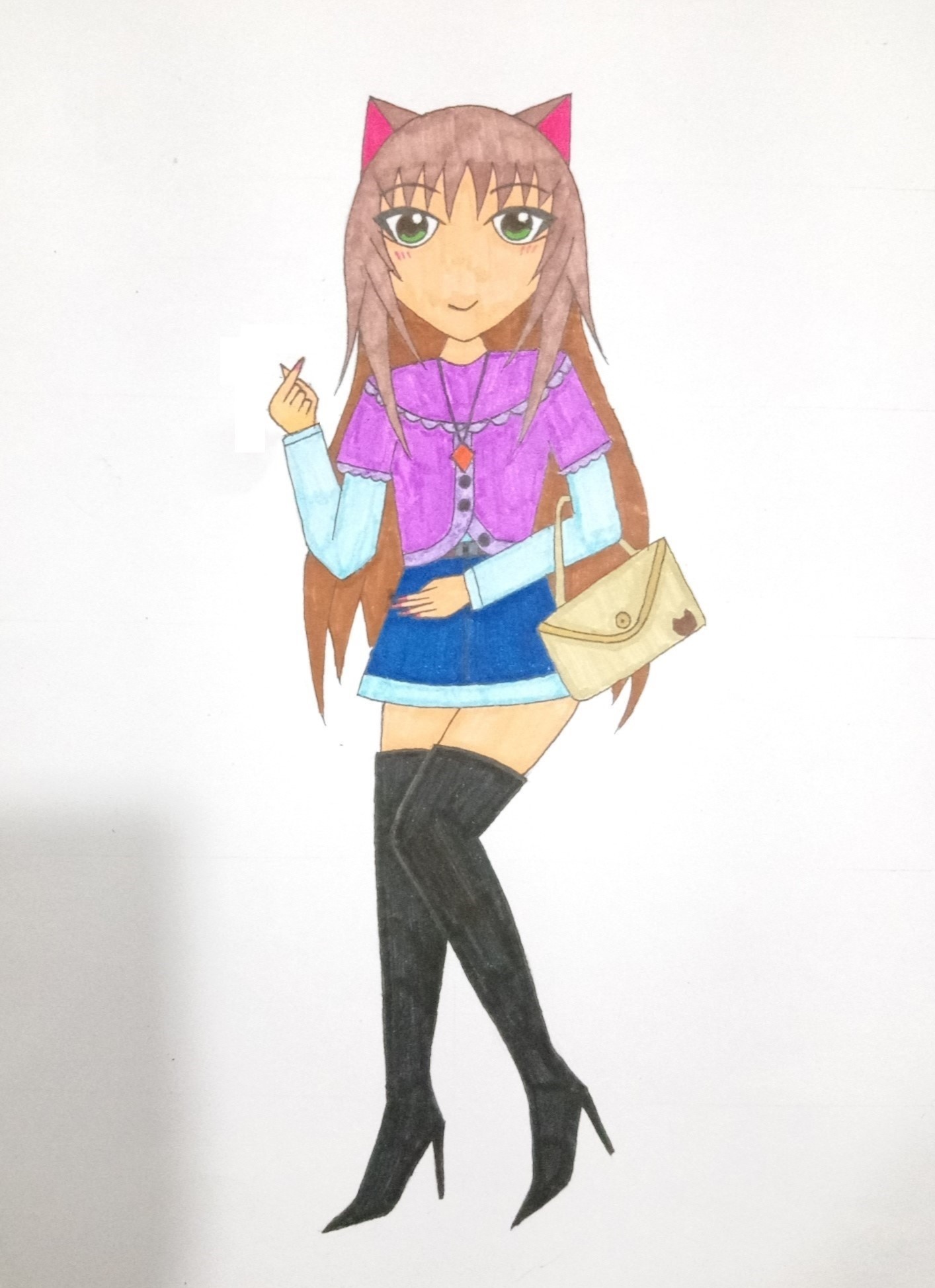 【板娘繪】楓夜喵二創服裝 By 狐尾貓 - owy840205的創作 - 巴哈姆特