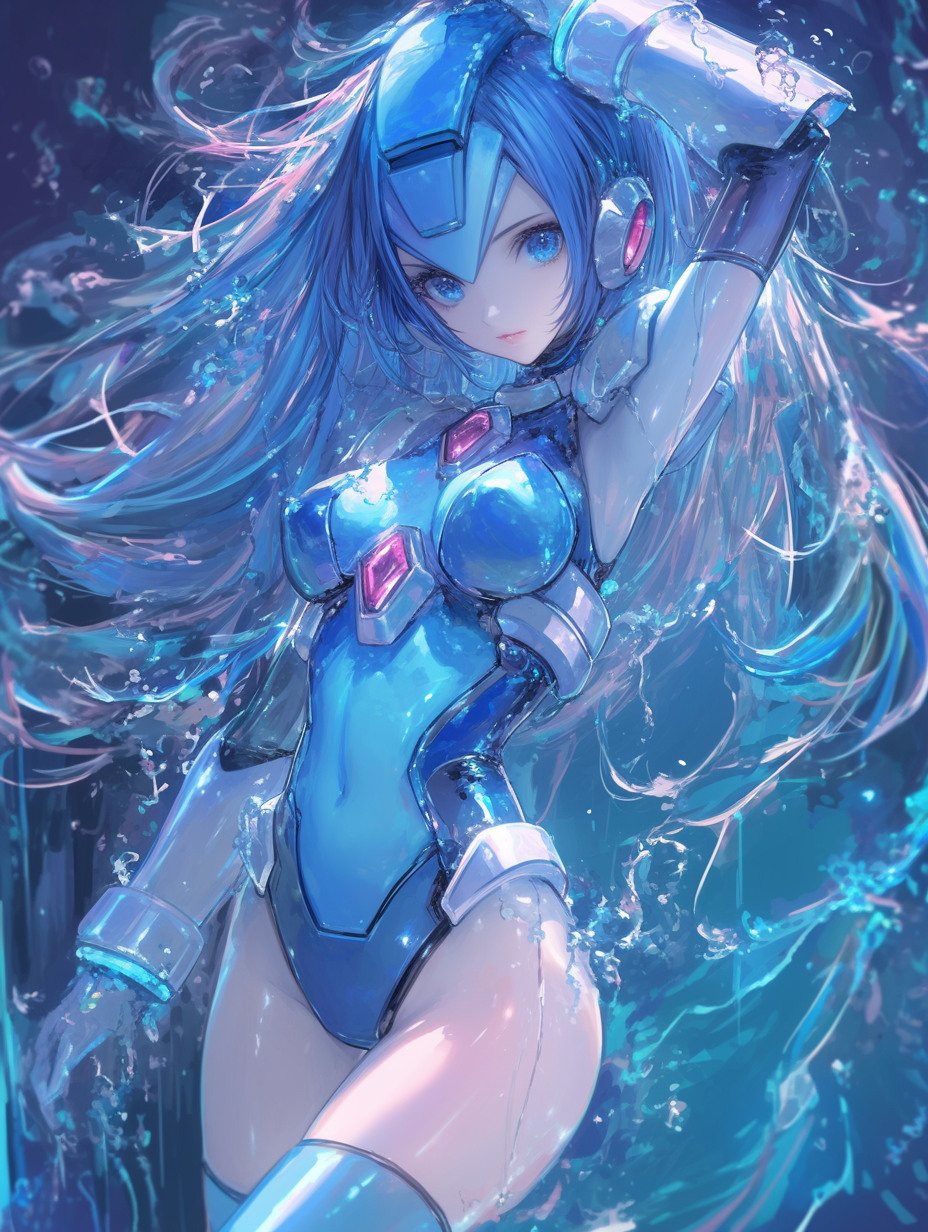 藍甲勇者 ロックマン Mega Man - n97050011的創作 - 巴哈姆特