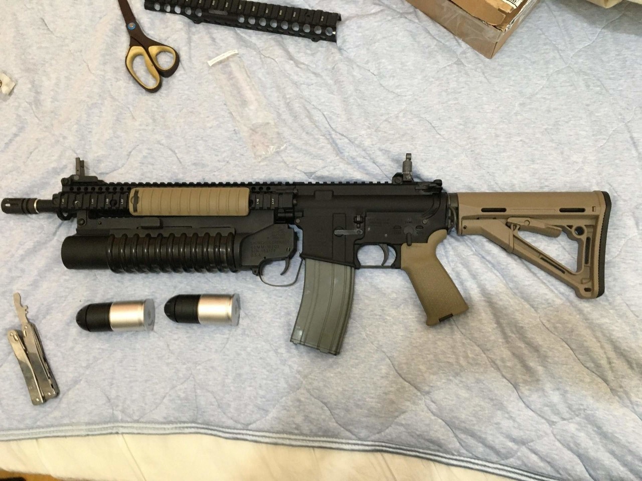 VFC M4A1 RIS II GBB + M203 - fkhzvg58的創作 - 巴哈姆特