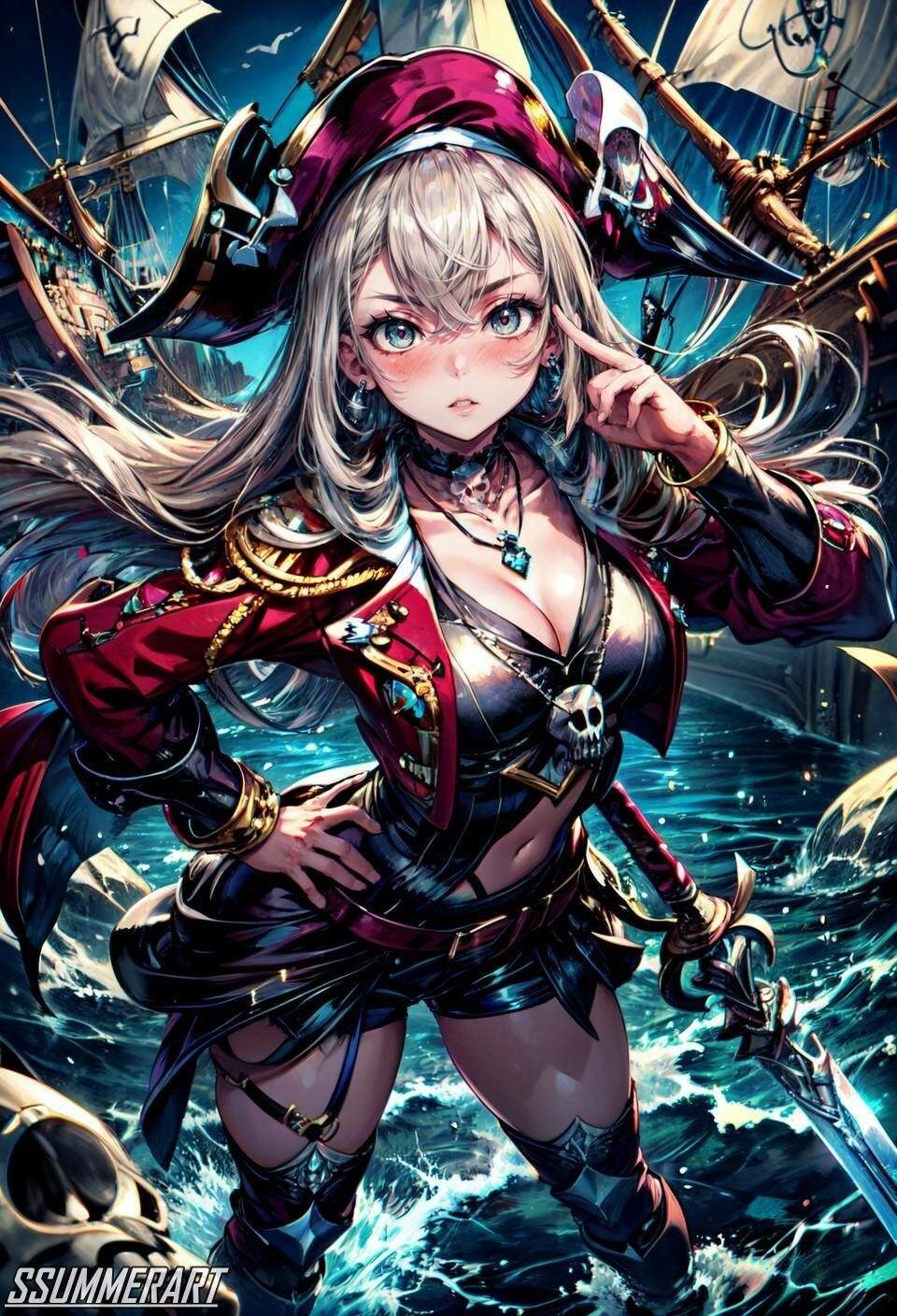 AI繪) 新片! 海上霸主 海盜 - mariodxex的創作 - 巴哈姆特