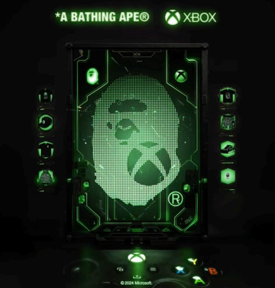 BAPE x XBOX聯名系列︱潮牌單品也能體現科技數位感 - hopjackie的創作 - 巴哈姆特
