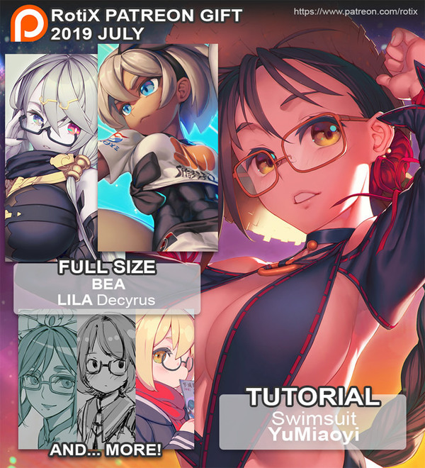 RotiX's Patreon 2019七月訂閱回饋 - xhank76的創作 - 巴哈姆特