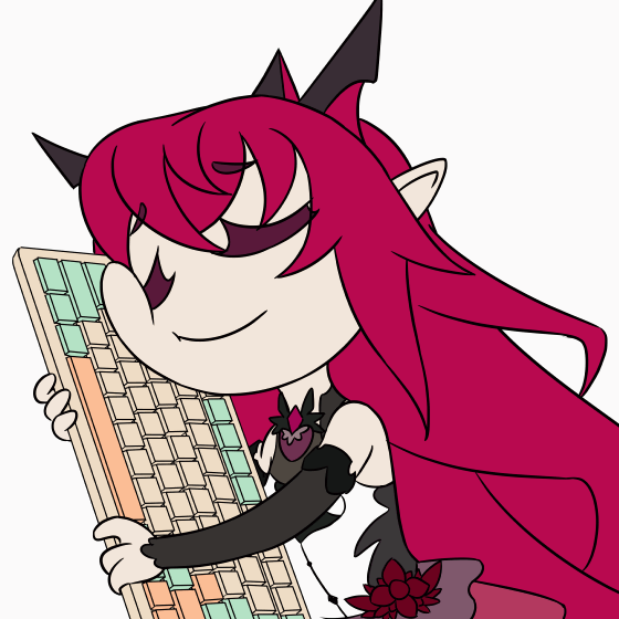 拿到新鍵盤的irys - icyboon1101的創作 - 巴哈姆特