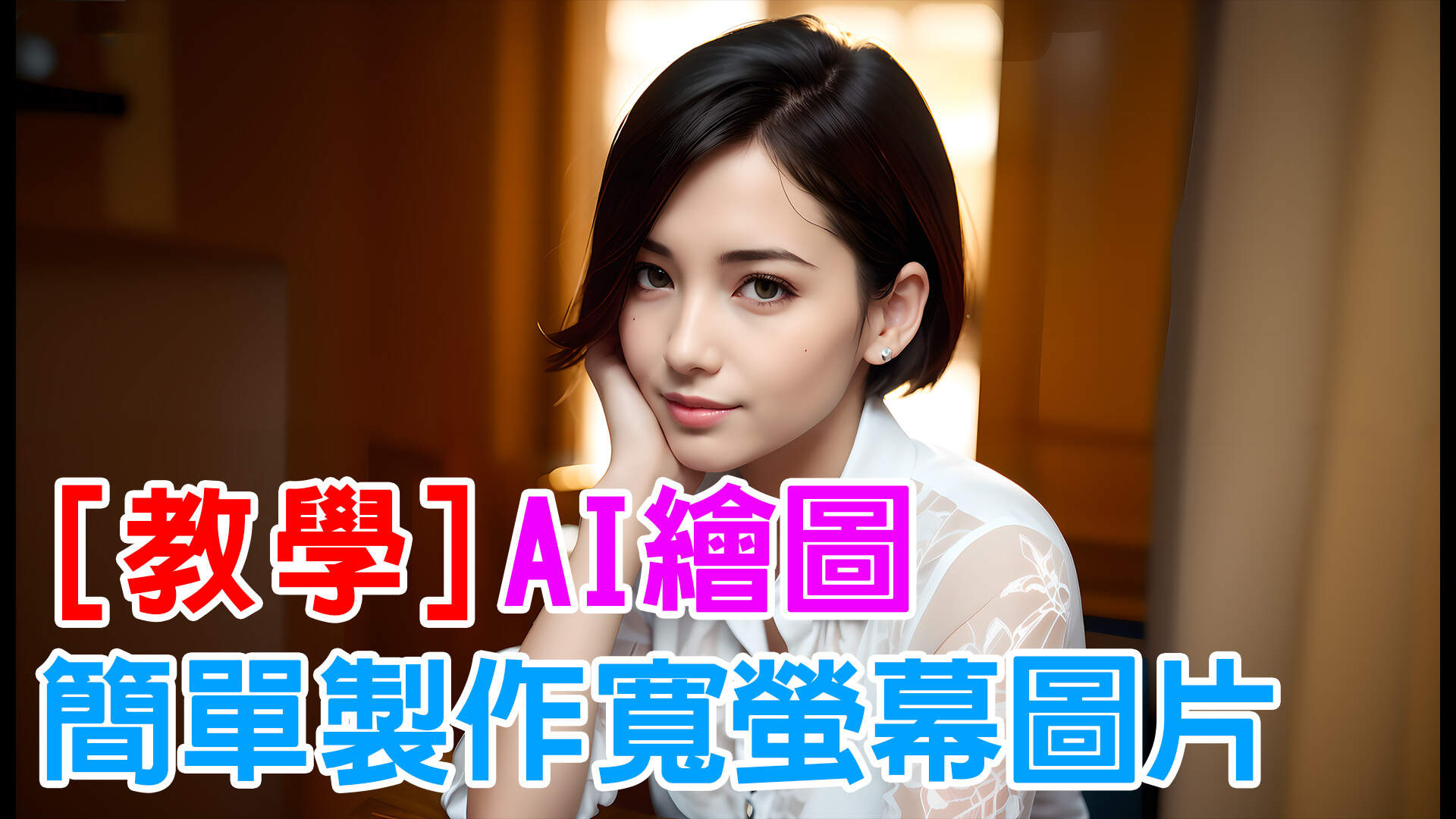 [AI tutorial] 如何簡單製作寬螢幕圖片 How to make wide screen pictures easily - joelo的創作 - 巴哈姆特