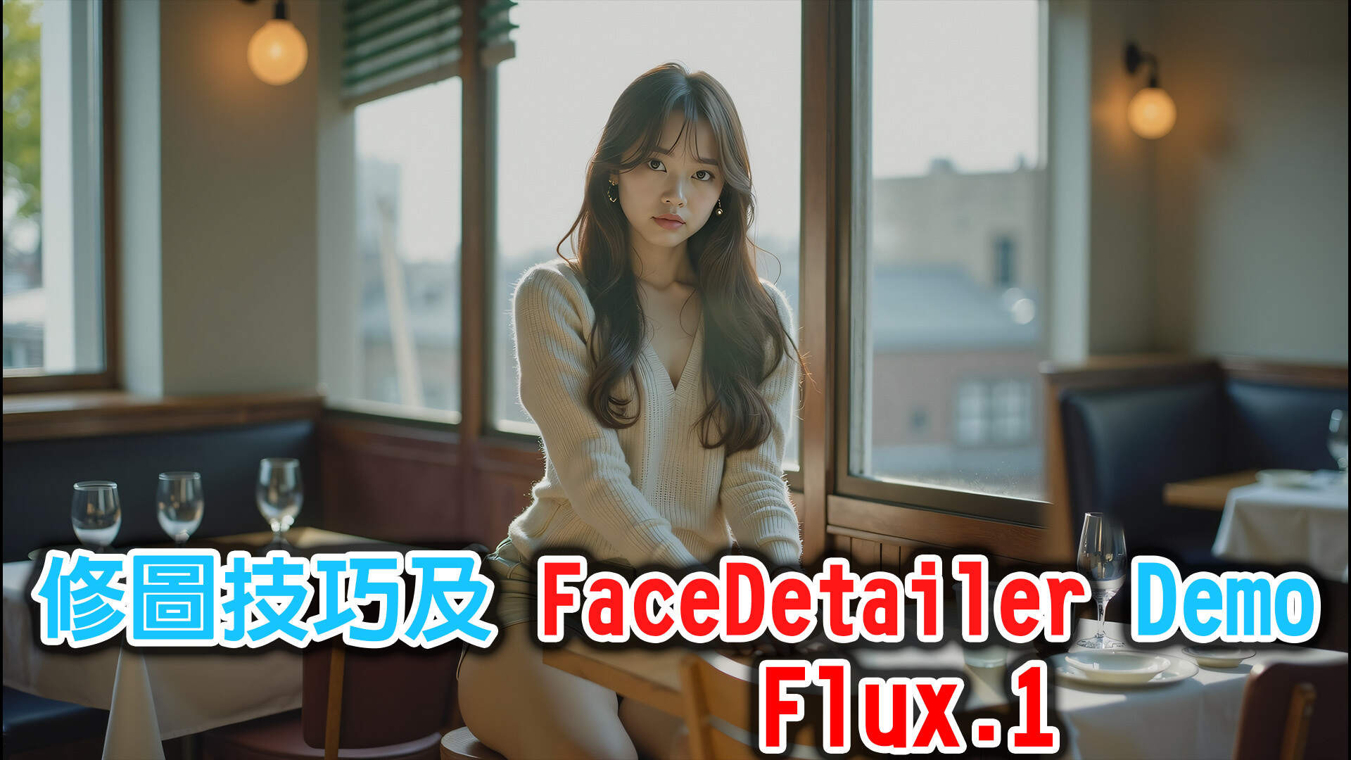 [AI tutorial]進階篇04 Flux 修圖的技巧及 FaceDetailer Demo | ComfyUI-Flux.1 - joelo的創作 - 巴哈姆特