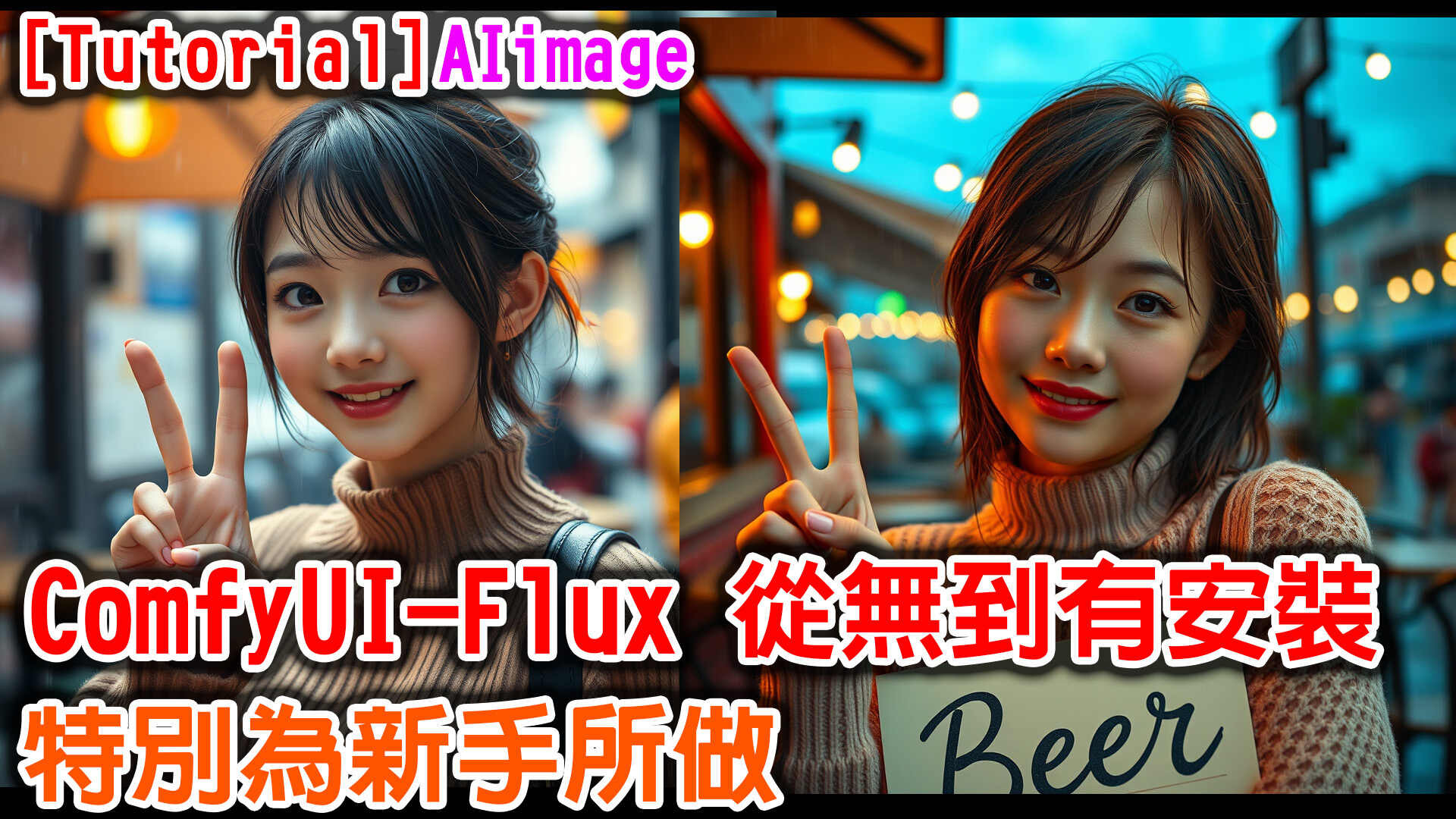 [AI tutorial] 驚艷的手指與文字 ComfyUI FLUX.1 Schnell | 從無到有完整安裝與使用 - joelo的創作 - 巴哈姆特