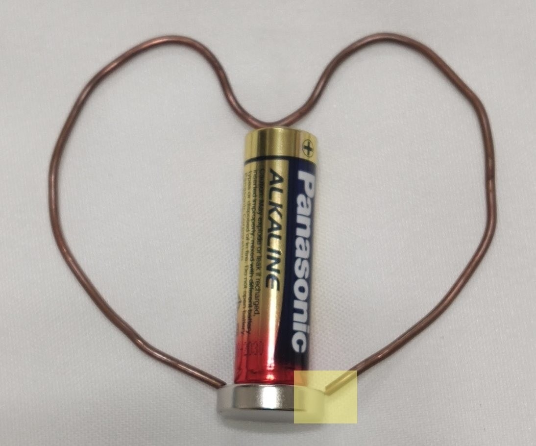 簡單製作單極馬達｜電磁感應｜物理實驗｜Making simplest homopolar motor｜Electromagnetic ...