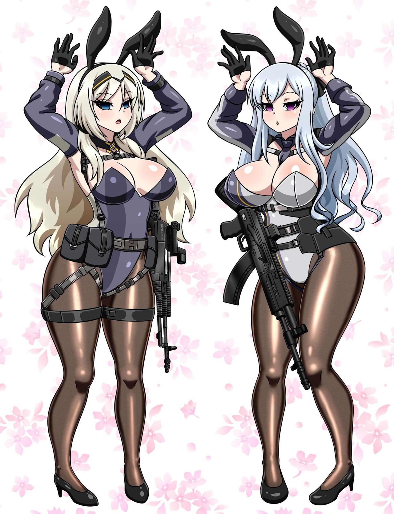 [達人專欄] 委託繪-兔女郎AN94&Ak12 - fai2392894的創作 - 巴哈姆特