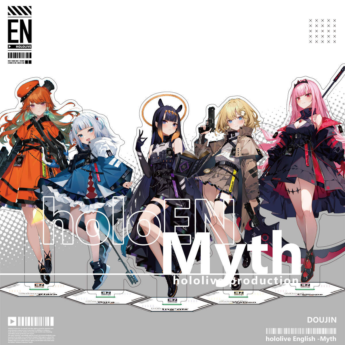 【石原竜也】《戰術風 hololive EN1-myth-》 - tsouchinyu的創作 - 巴哈姆特