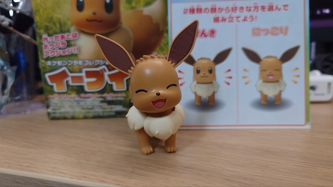 組裝模型分享-寶可夢 伊布（可動） - scf1119的創作 - 巴哈姆特