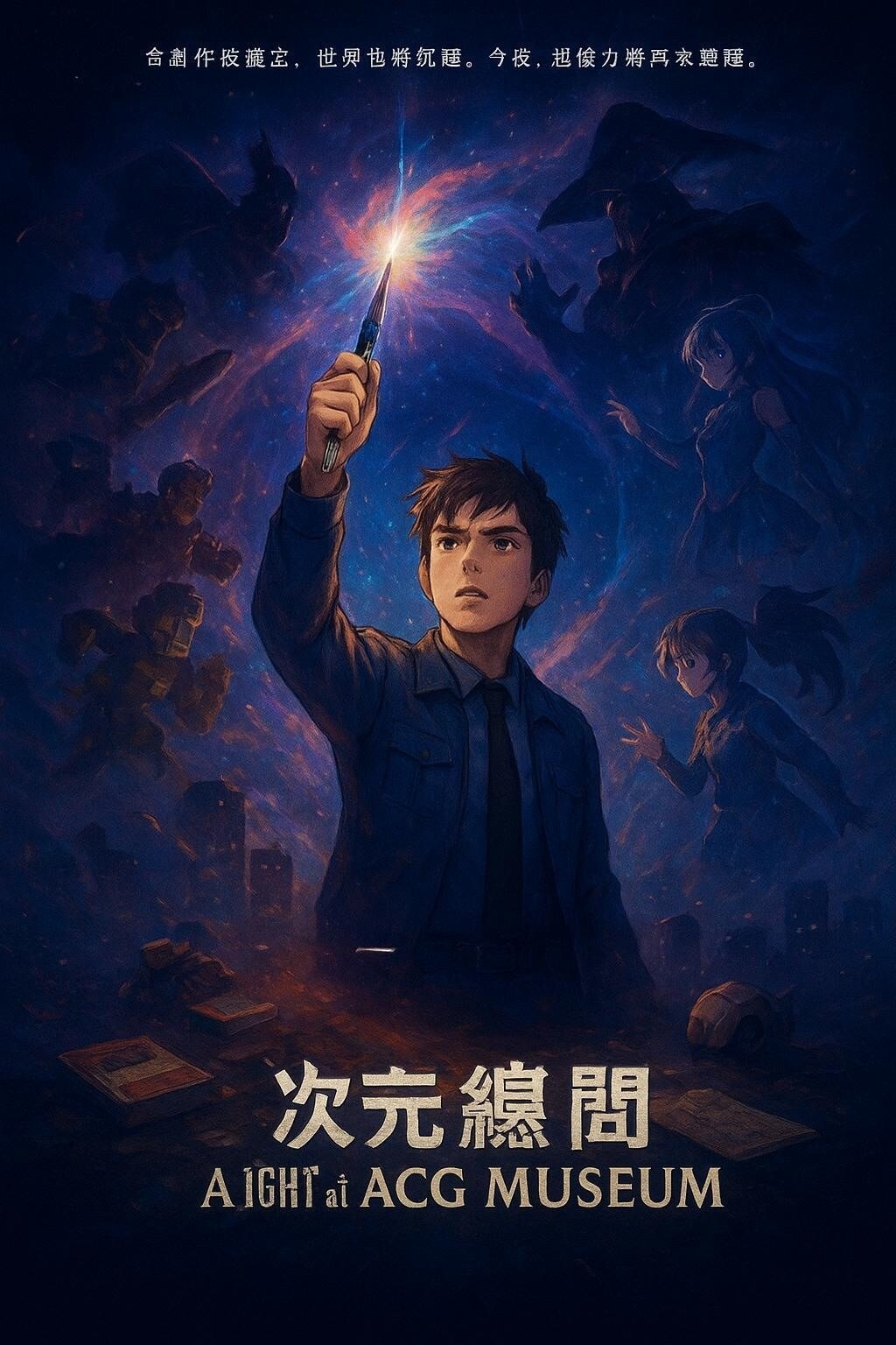 跟AI聊聊如果博物館驚魂夜改為ACG主題 - creamcoffee的創作 - 巴哈姆特