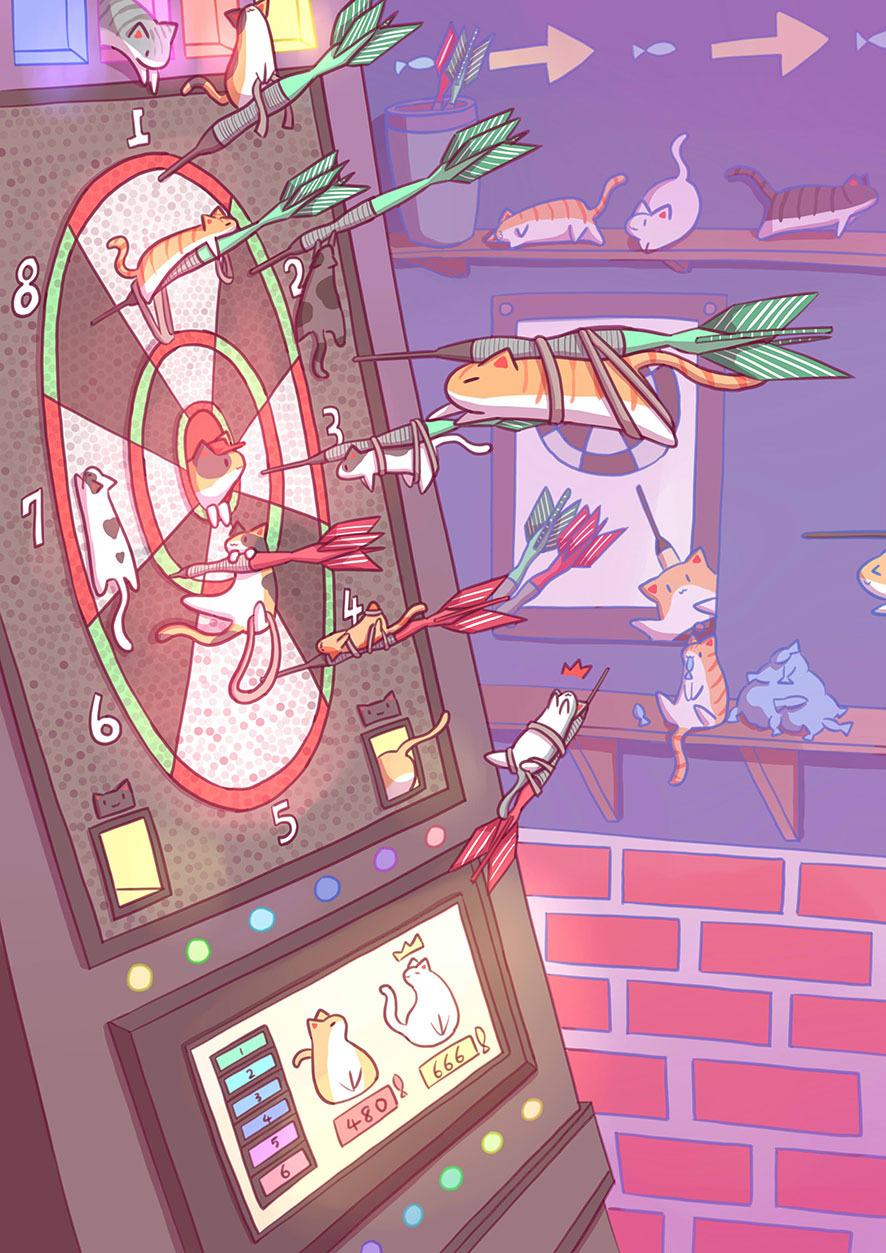 [達人專欄] 射飛鏢0W0 - r00759393的創作 - 巴哈姆特