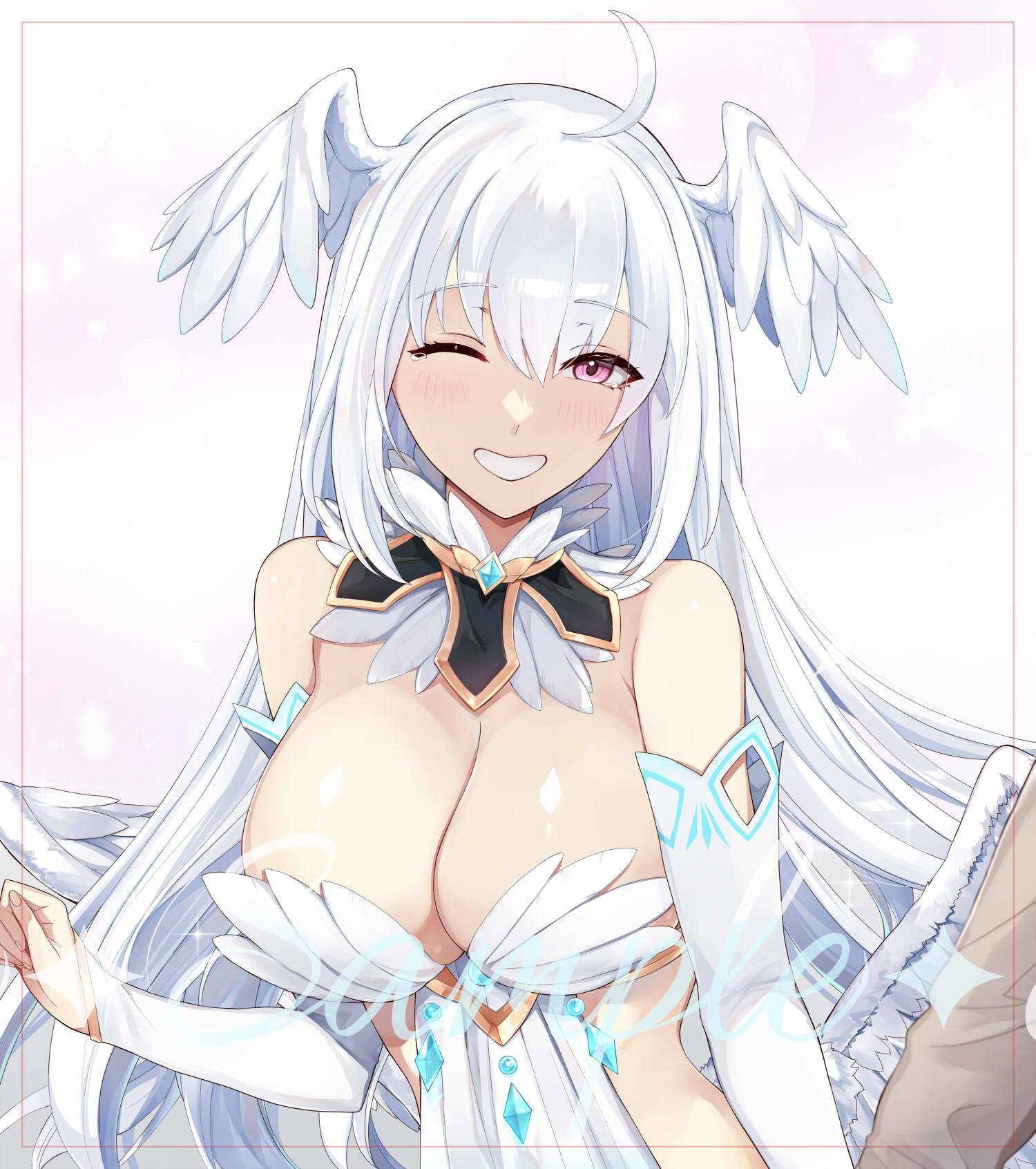 【原創委託】下來啊冰鳥 - 芙洛薇亞簽名版 - zero0813的創作 - 巴哈姆特