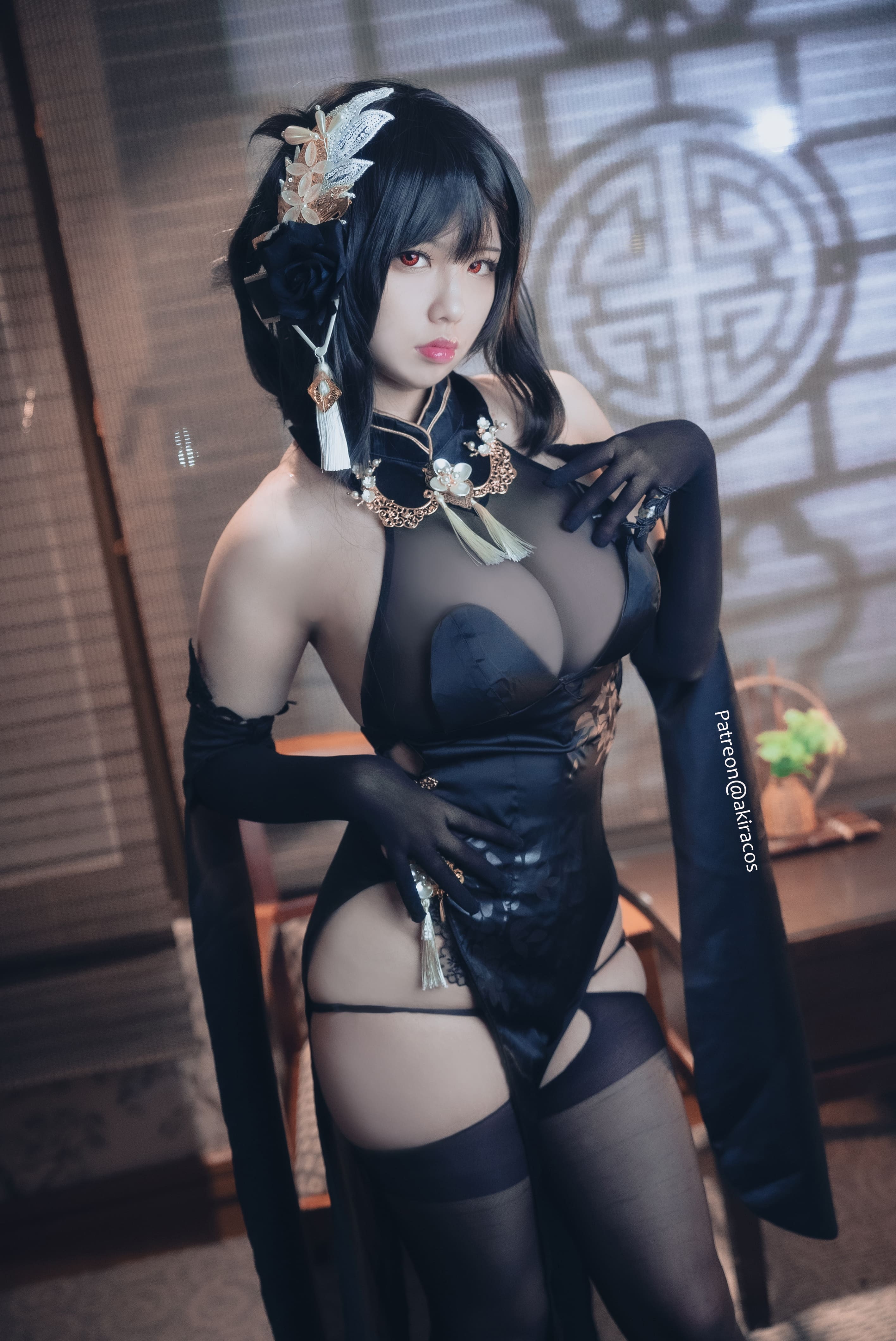 鎮海旗袍 表裏差很大>////