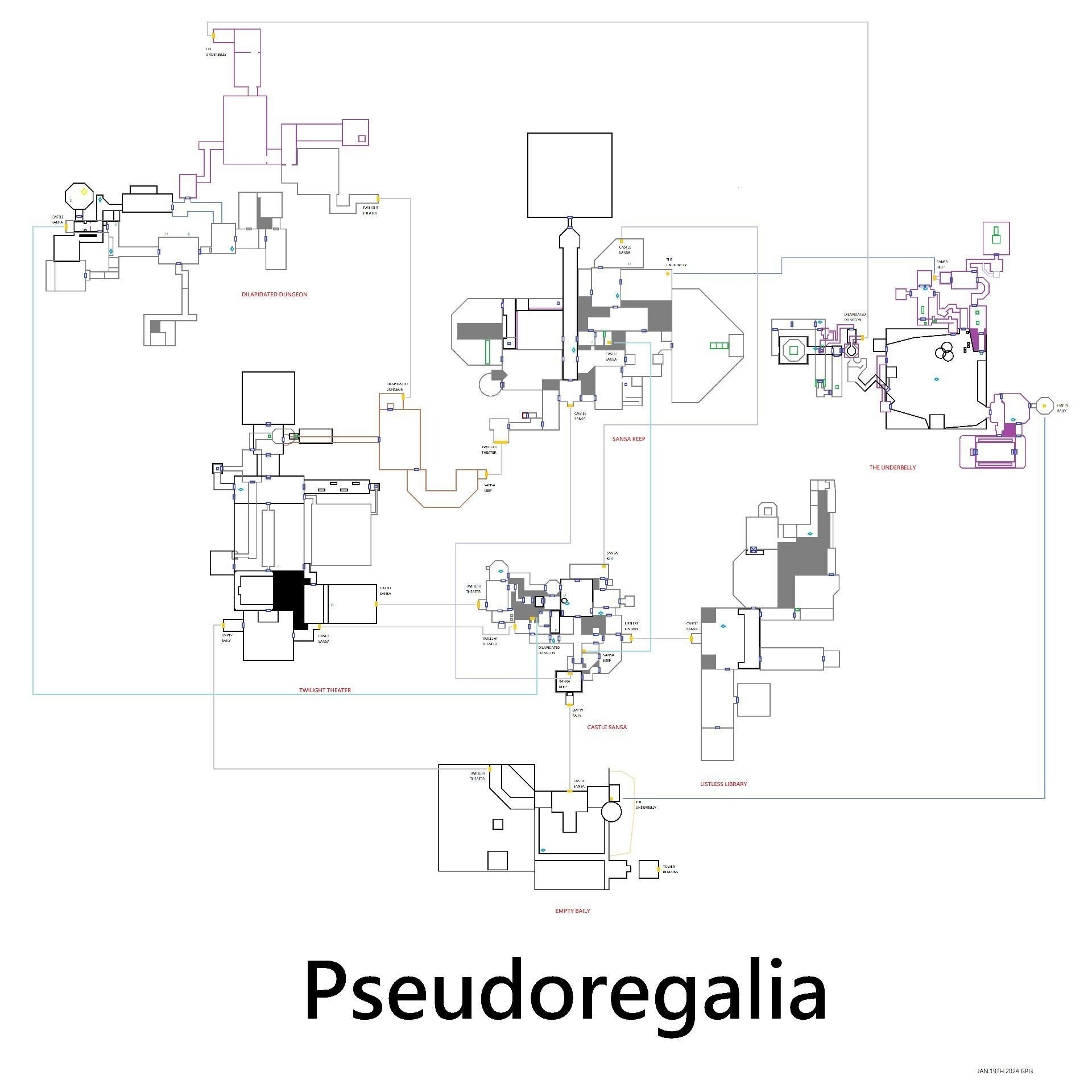 Pseudoregalia 地圖 - mchappymea1的創作 - 巴哈姆特
