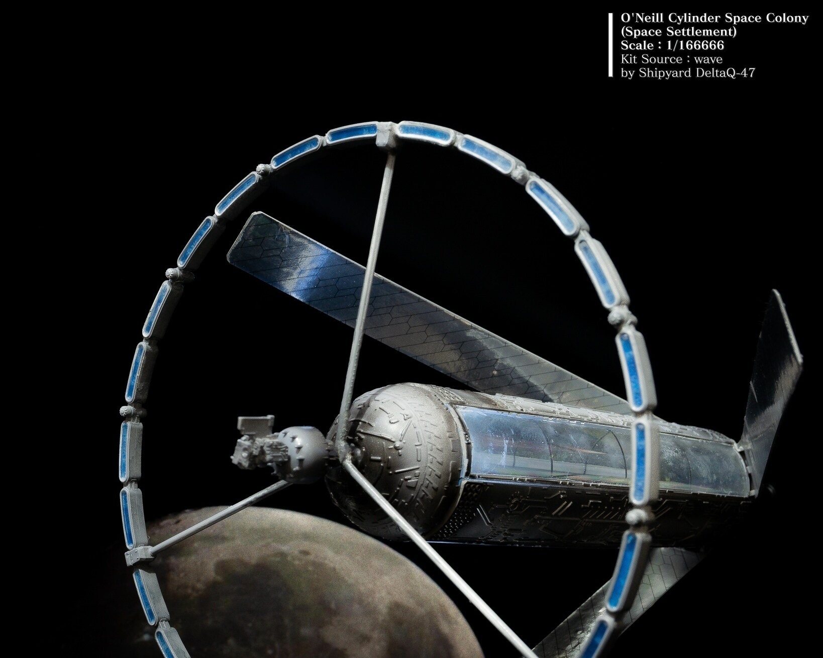 1/166666 O'Neill Cylinder Space Colony - lambdazex的創作 - 巴哈姆特