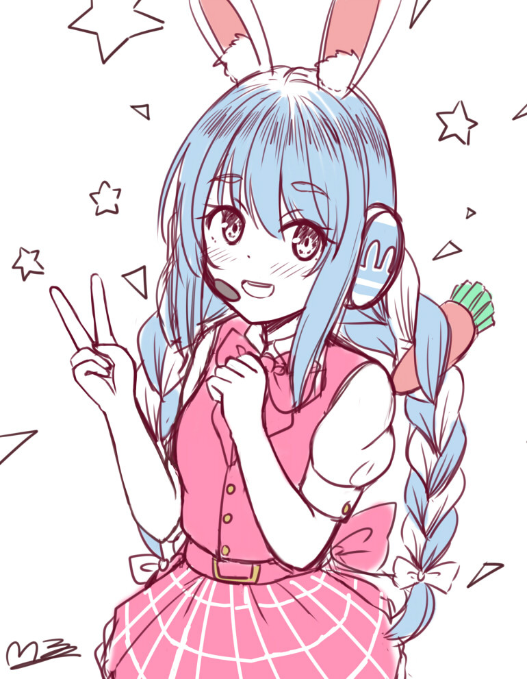 塗鴉繪-偶像PEKO兔兔2 - maxft2的創作 - 巴哈姆特