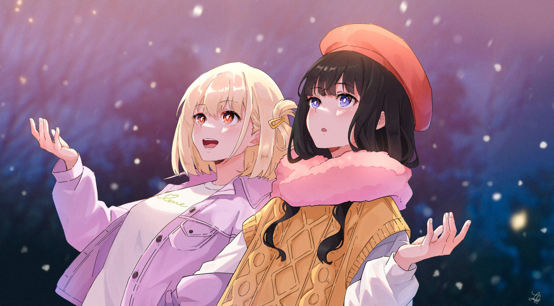 我做了Lycoris Recoil的Wallpaper - a1s2d321的創作 - 巴哈姆特