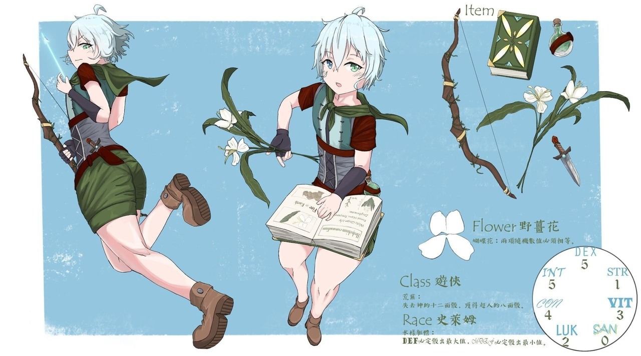 | TRPG Character Card 01 | 克萊 - icespirit135的創作 - 巴哈姆特