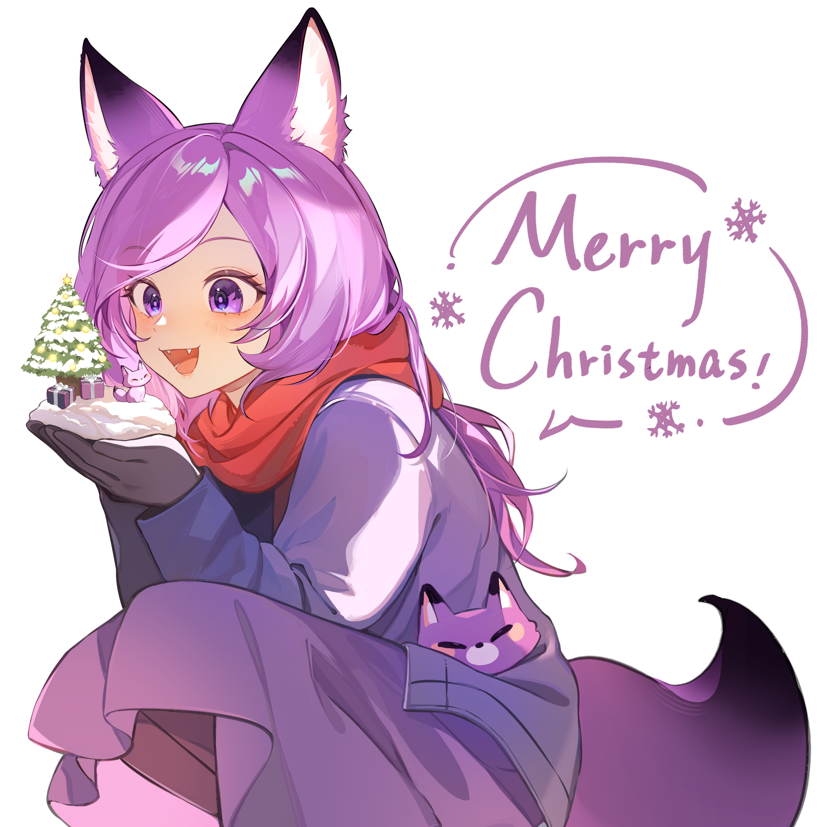 今天是生日狐狸!大家聖誕快樂!! - edenfox1225的創作 - 巴哈姆特