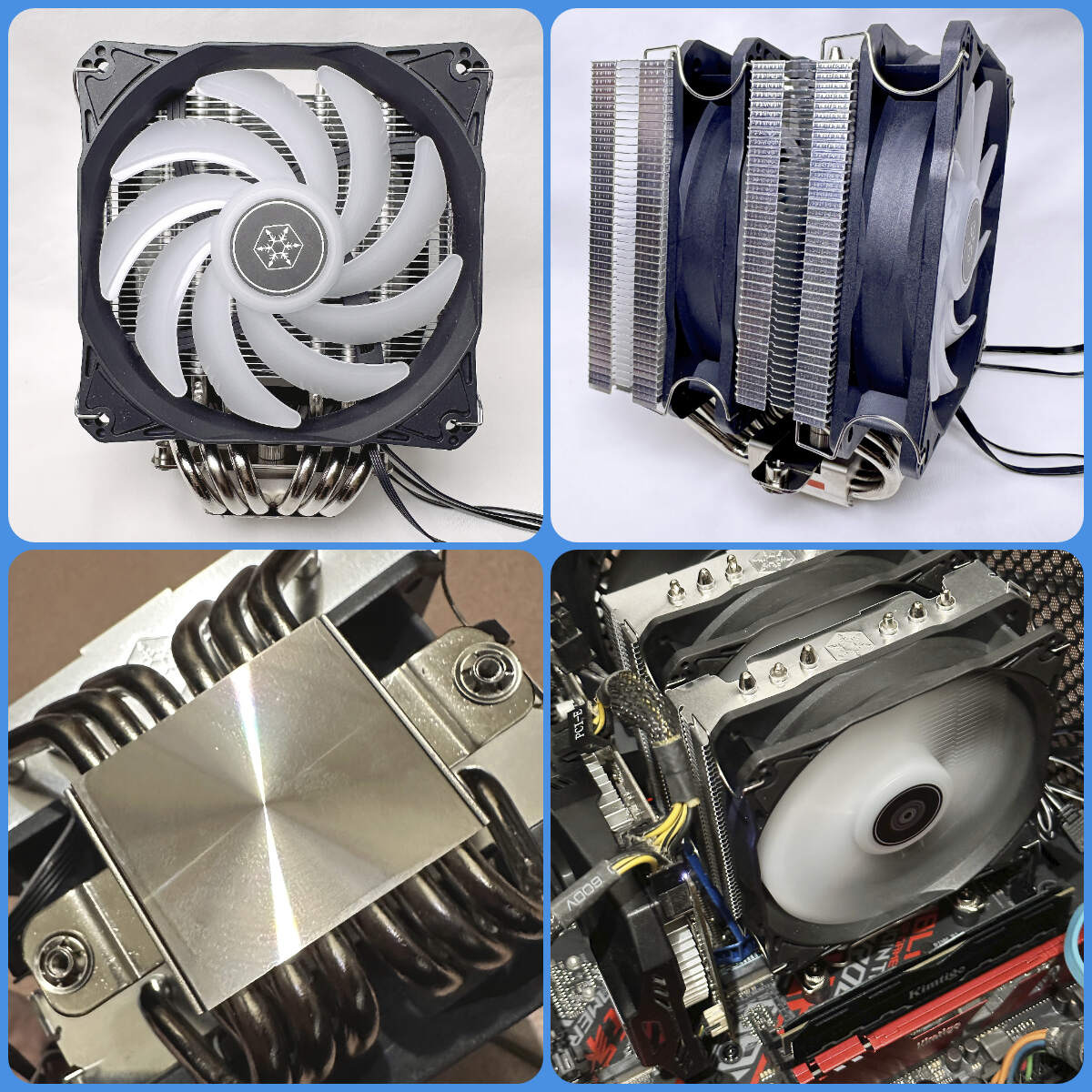 銀欣 Hydrogon D120 ARGB - 超簡易安裝、散熱強悍又安靜的雙塔雙風扇散熱器 - aabb369369的創作 - 巴哈姆特