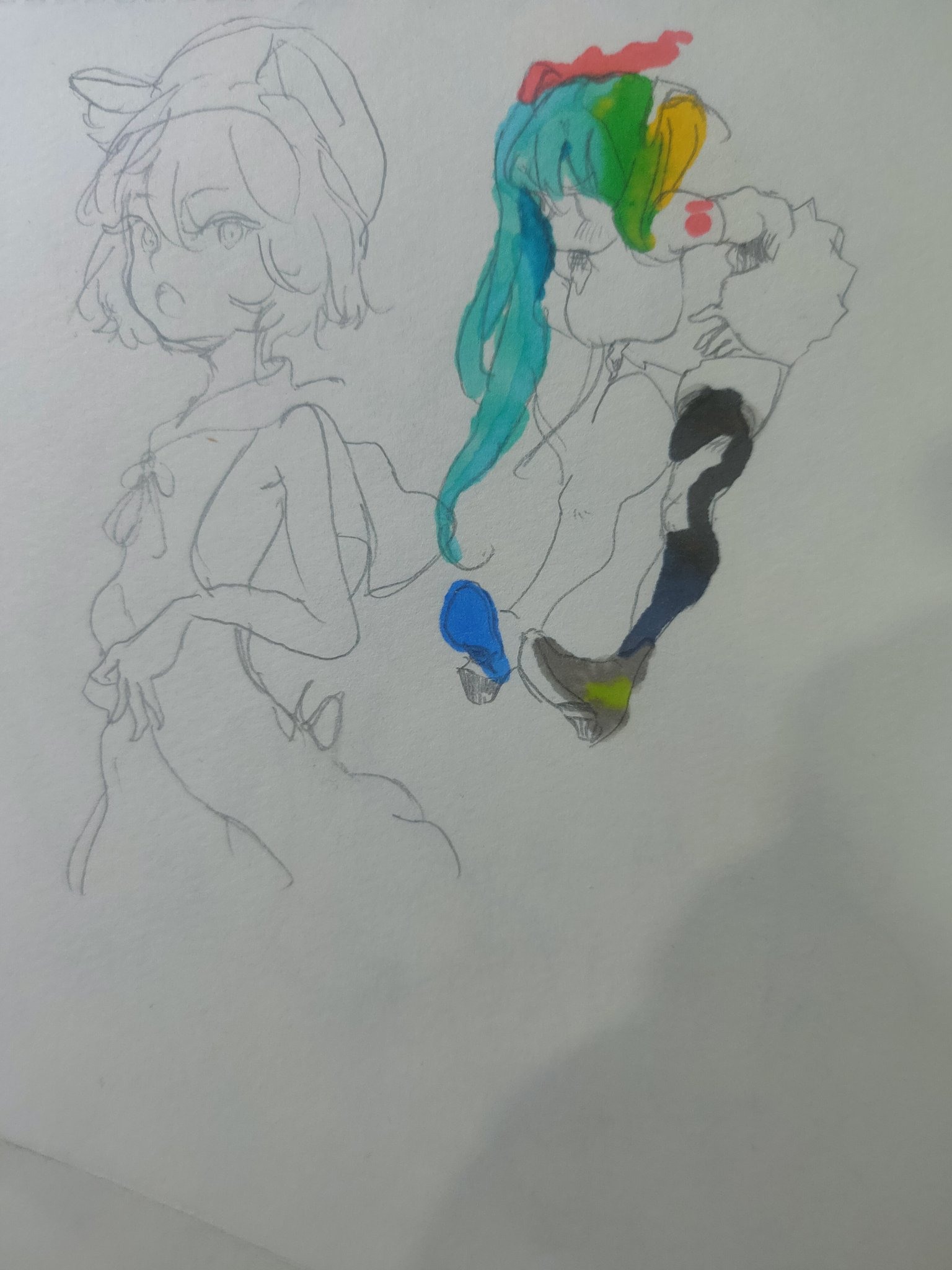 臨摹*2 - a3812492的創作 - 巴哈姆特