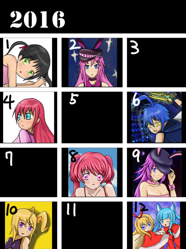 2016之繪畫回顧 - al565845的創作 - 巴哈姆特